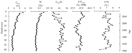 The Sources of Sedimentary Organic Matter Traced by Carbon and Nitrogen ...