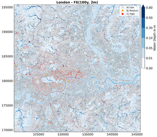 Cloud Modelling of Property-Level Flood Exposure in Megacities