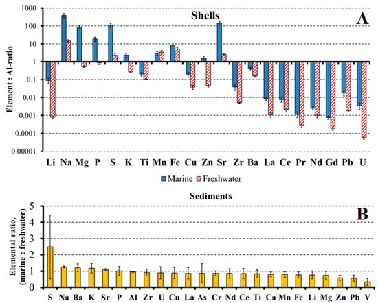 Water | Free Full-Text | Trace Element Patterns in Shells of Mussels (Bivalvia) Allow to ...
