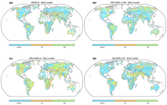 A Global Map for Selecting Stationary and Nonstationary Methods to Estimate Extreme Floods