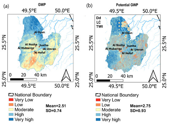 Mapping Groundwater Potential (GWP) in the Al-Ahsa Oasis, Eastern Saudi Arabia Using Data-Driven ...