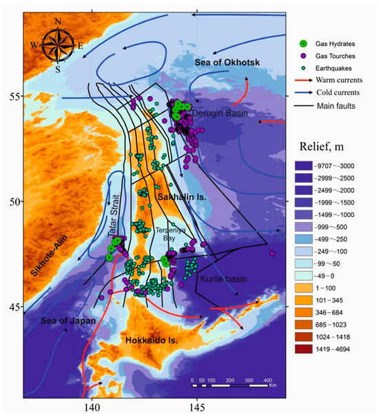 Cold Seeps and Heat Flow: Gas Hydrate Provinces Offshore Sakhalin Island
