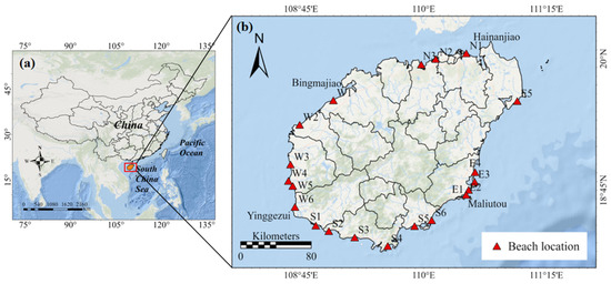 Detecting Shoreline Changes on the Beaches of Hainan Island (China) for ...