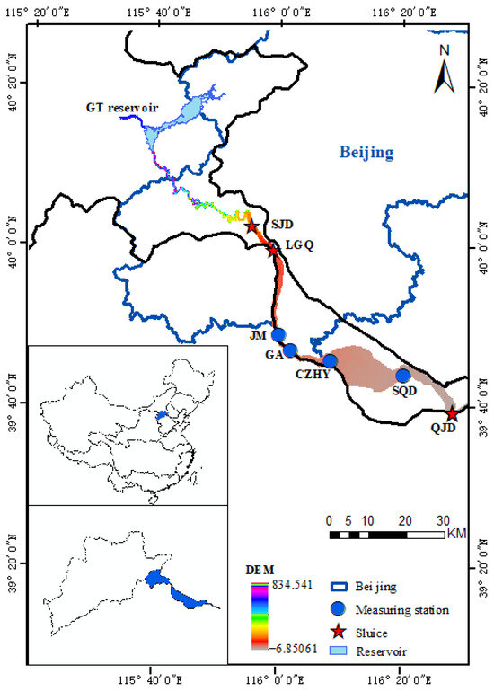 Application of One-Dimensional Hydrodynamic Coupling Model in Complex River Channels: Taking the ...