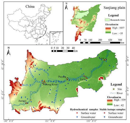 Identification of Groundwater–Surface Water Interaction Using Combined ...
