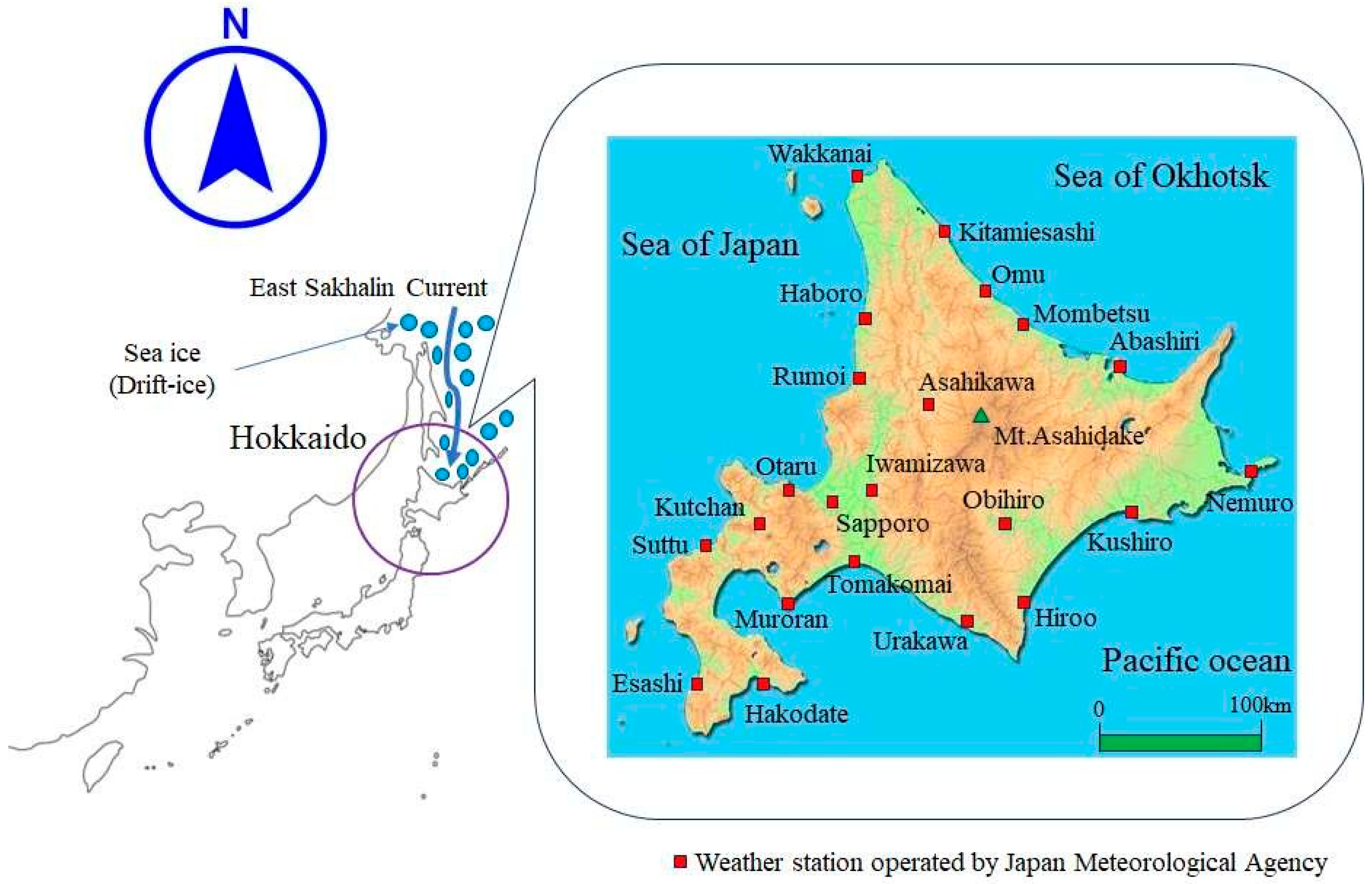 Spatiotemporal Variability and Change in Snowfall in Hokkaido: Effects of Rising Air and Sea ...
