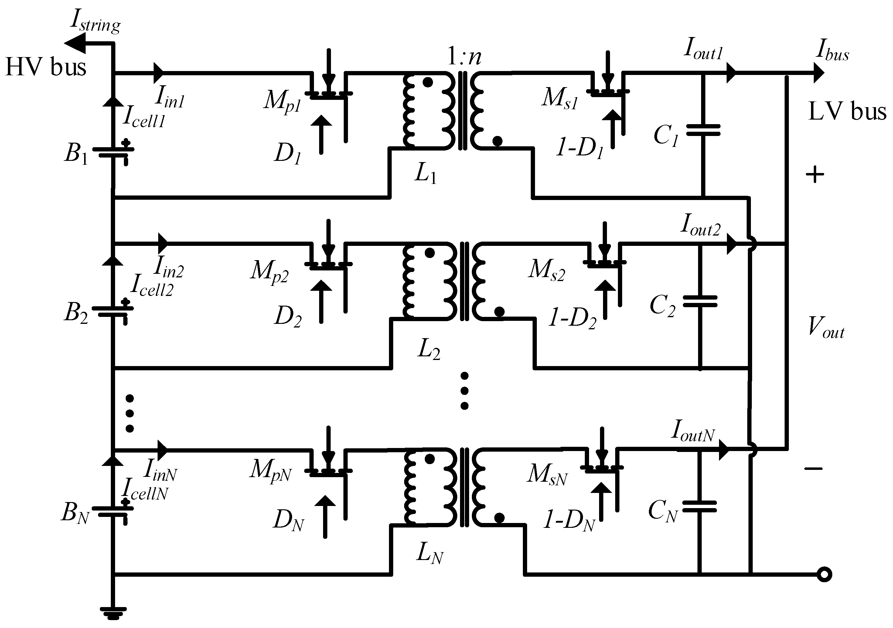 State-of-Charge Balancing Control for Dual-Bus Battery System with Low ...